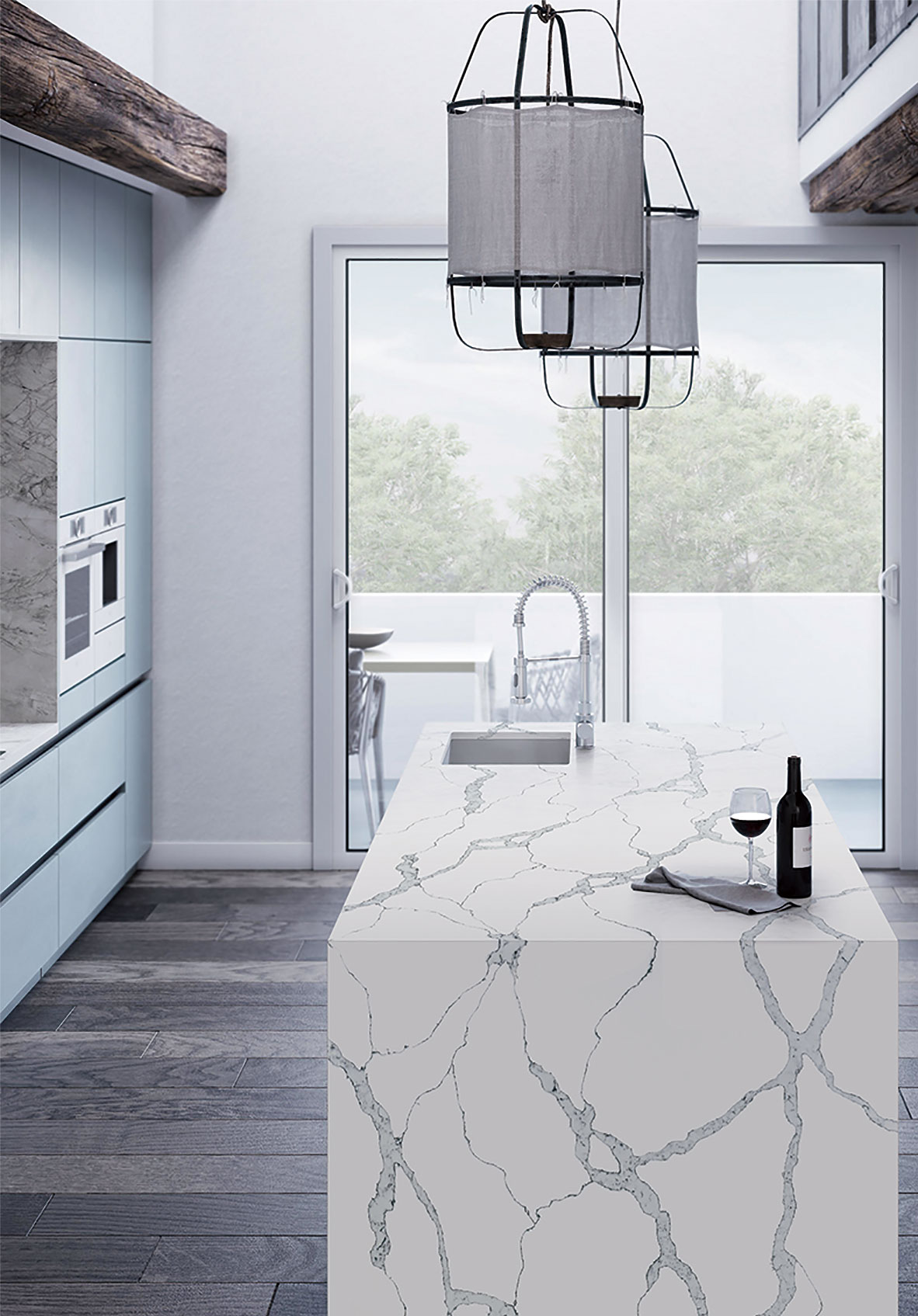 Calacatta Quartz Countertops